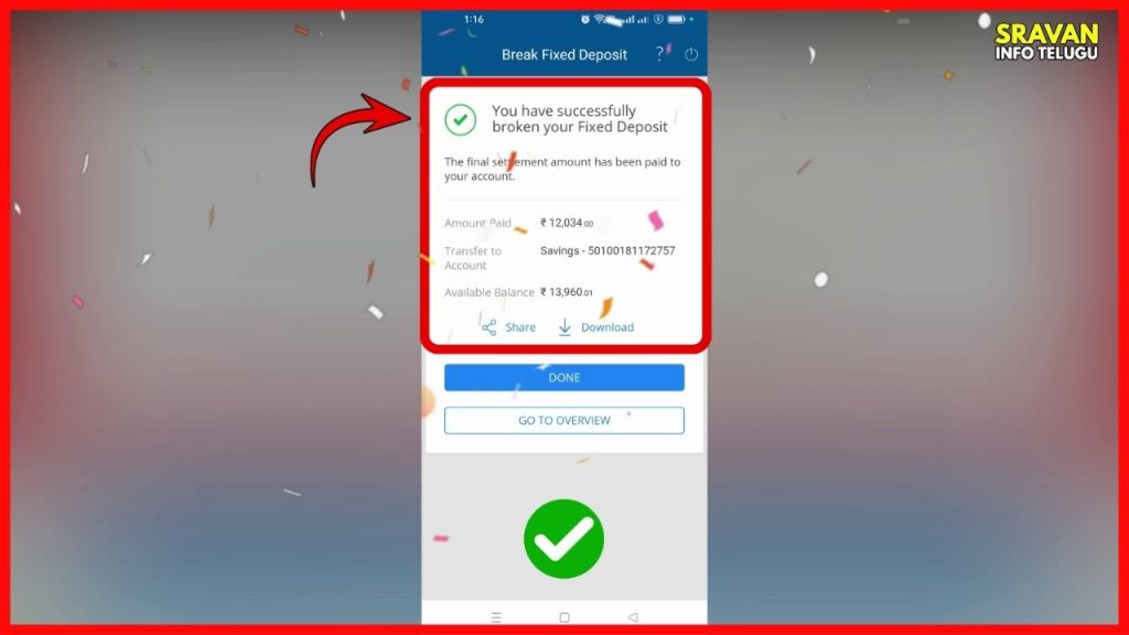 How to Break HDFC FD Online [Through Mobile Banking - 2023] | SR ...