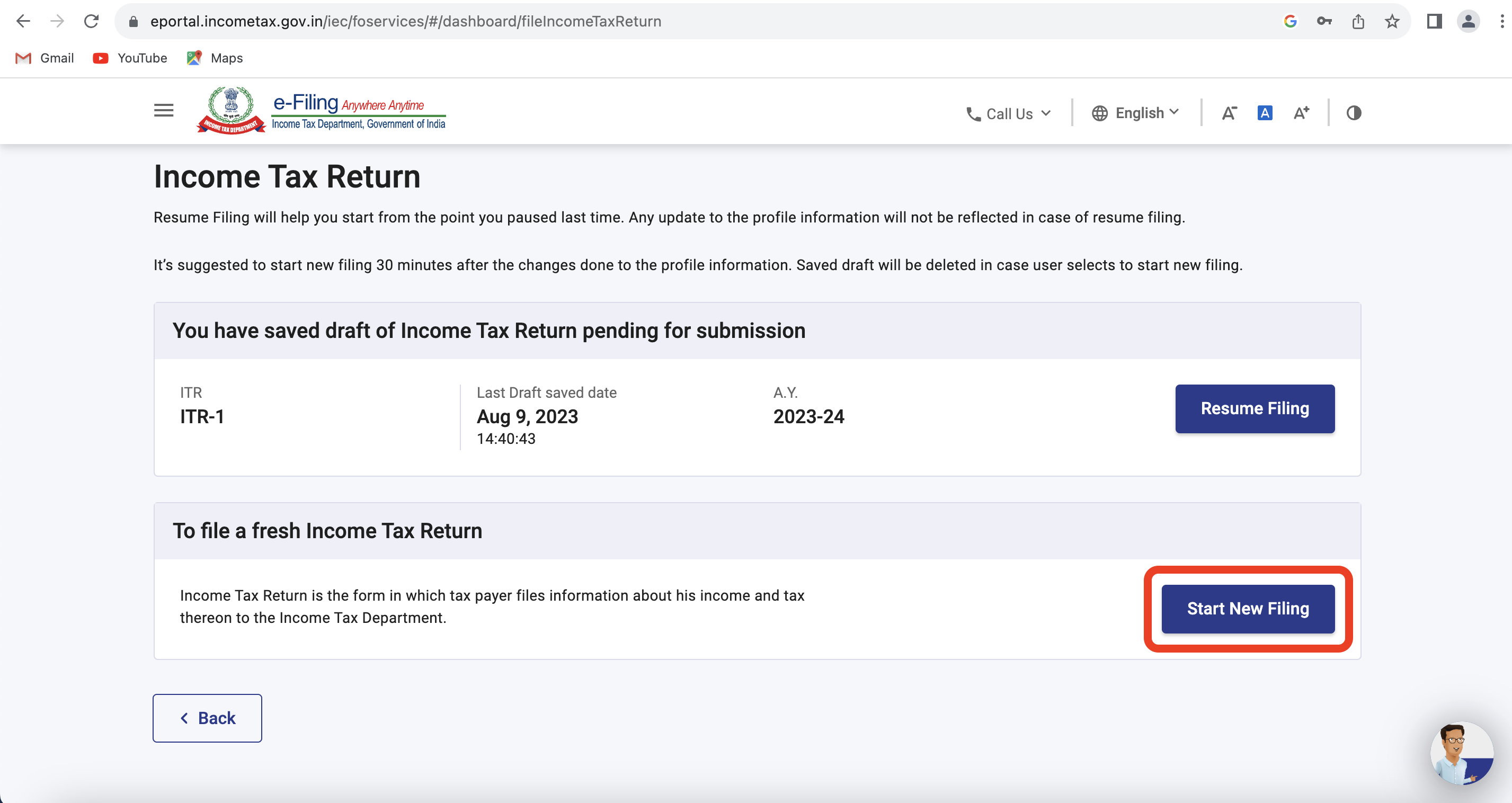 How to file Belated Return online? [Sec 139(4)] | SR Academy India