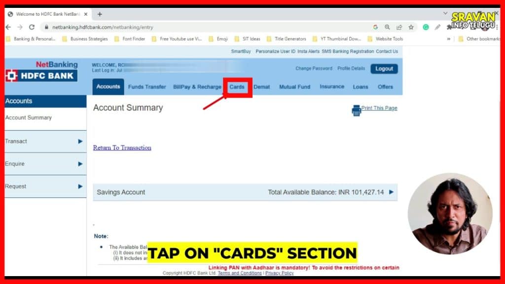 10 Easy Steps on How to Pay the HDFC Credit card bill Online [Internet ...